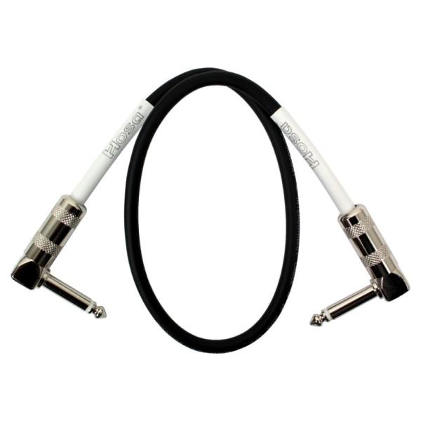 パッチケーブル 45cm LL ホサ Hosa CPE-118。世界的なケーブルメーカー『Hosa（ホサ）』の楽器用シールドケーブルです。エフェクター同士の相互接続用に設計されたケーブルです。両側L型プラグを採用する事により、エフェクター同...