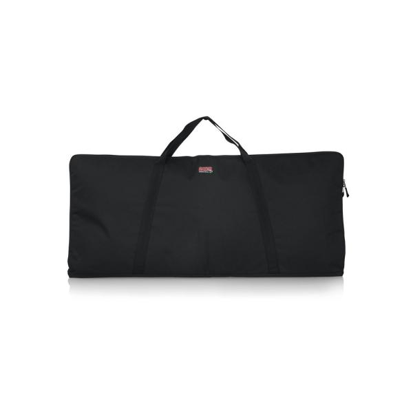 GKBE- シリーズは10mm 厚のパッドを使?したナイロン製のキーボード?バッグです。●主な特徴・頑丈なナイロン製外装・10mm 厚のパッドで覆われた内装・??者?ポータブルキーボードに向けたシンプルなバッグ