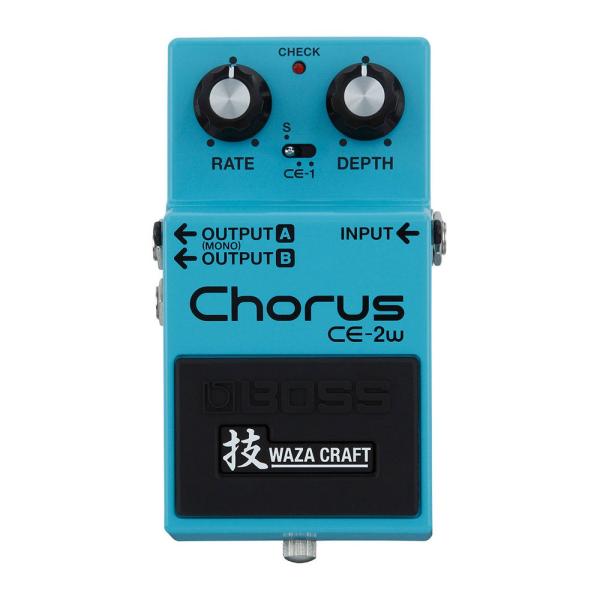 BOSS CE-2W CHORUS WAZA-CRAFT コーラス エフェクター世界初のコーラス・サウンドが「技 WAZA CRAFT」で甦る1976年にBOSSが世界で初めて発表したコーラス・エフェクト・ペダルCE-1。そのコーラス・サウ...