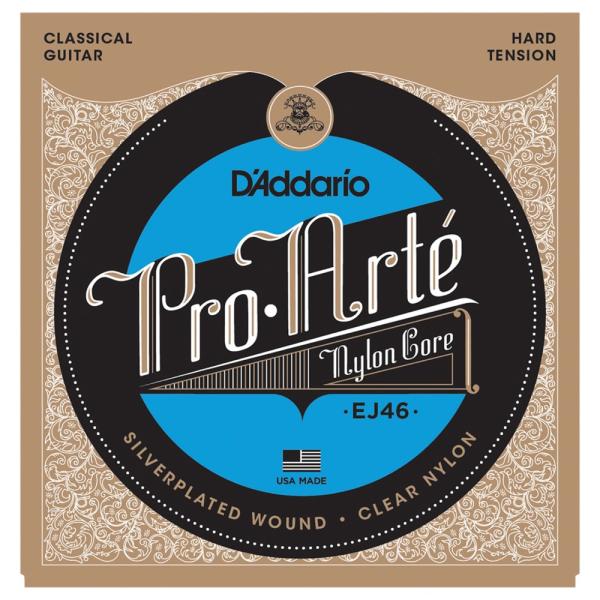 D'Addario EJ46 Hard クラシックギター弦Pro-Arte Nylon Coreプロ・アルテの高音弦は、PC制御レーザーシステムによって、200箇所に及ぶ測定を行っています。これにより弦の品質が保たれ、また演奏中のテンション...