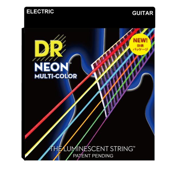 DR NEON MULTI COLOR NMCE-2/9 LITE 2PACK エレキギター弦 2セット入り※画像はサンプルです。詳しくは商品説明をご覧下さい。※1パッケージに「NMCE-9」が2セット含まれています。ネオンシリーズはタイト...