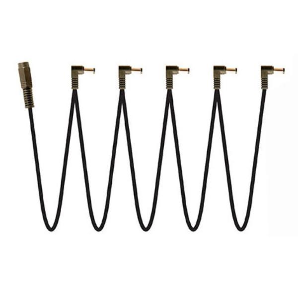 TRUETONE 1 Spot MC5 Multi マルチプラグ 電源分配ケーブルマルチプラグ5ケーブル。同じ極性のエフェクターを5台まで接続できる5プラグ付きのアダプターケーブル/プラグ。