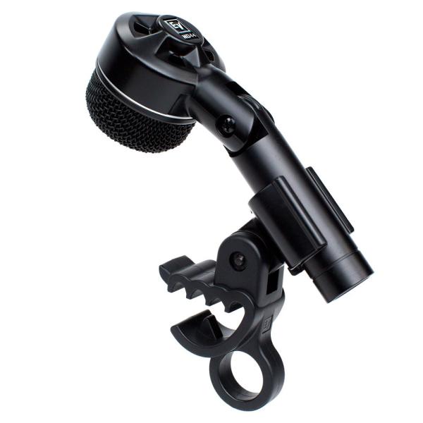 ダイナミックタイトカーディオイド・楽器用マイクロホン軽量ダイナミックマイクはタムタムやスネアドラム、ギターアンプなどに最適。画期的なマウントクリップによりクイックに確実に取付け可能。