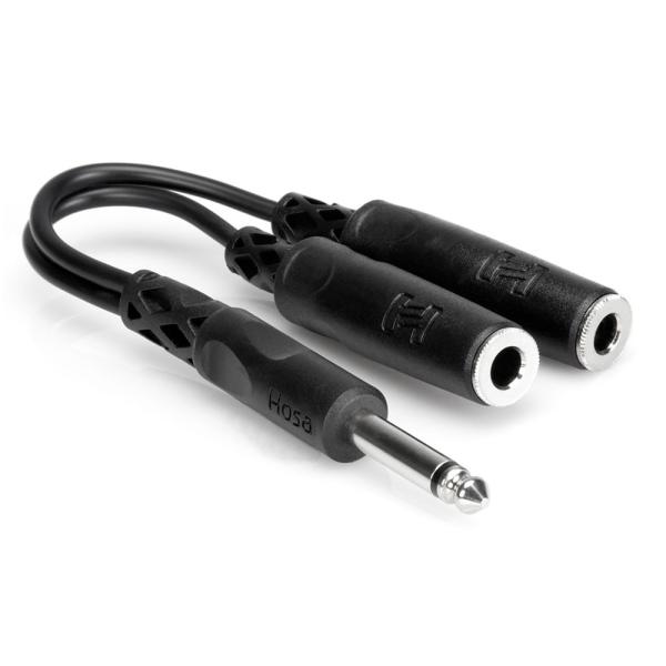 Hosa YPP-111 モノラルフォンオス-モノラルフォンメスx2 Yケーブルモノラルフォンオス（1/4\” TS）とモノラルフォンメス（1/4\” TS）×2を採用したYケーブルです。1つのモノラル信号を2つのモノラル信号に複製する事が...
