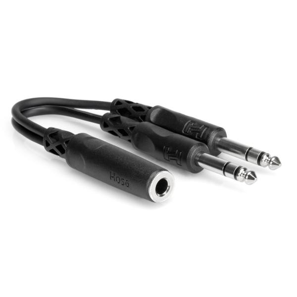Hosa YPP-308 ステレオフォンメス-ステレオフォンオス×2 Yケーブルステレオフォンメス（1/4\” TRS）とステレオフォンオス（1/4\” TRS）×2を採用したYケーブルです。1つのステレオ信号を2つのステレオ信号へ複製する...