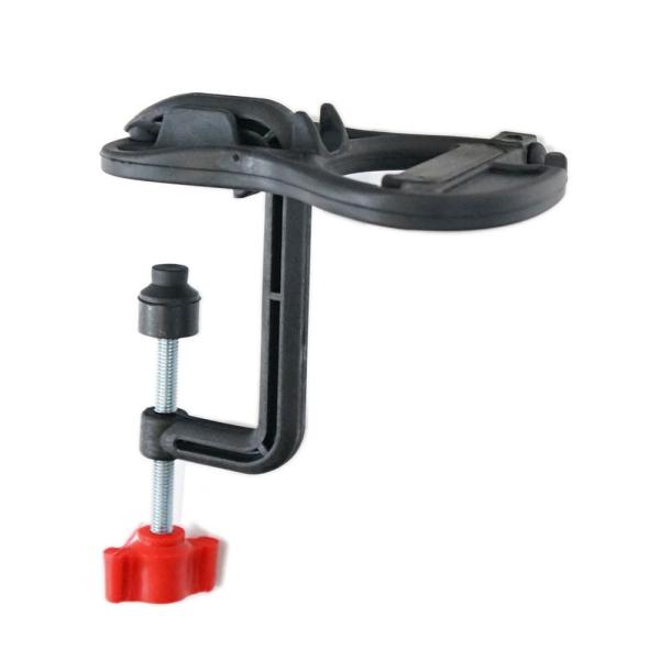 ギターホルダー Stones Music Pub Prop ギタースタンド。このPub Propは、ちょっとしたテーフ?ル等に簡単に固定て?きる、キ?ター、ハ?ンシ?ョー、マント?リン、ウクレレ、ハ?イオリン等のためのスタント?て?す。