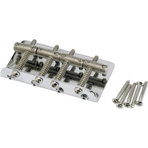 フェンダー ベース ブリッジ Vintage-Style Bass Bridge Assembly ビンテージスタイル ベースブリッジ Fender。バレルサドル、5点止め固定のベースブリッジです。ほとんどのプレシジョンベース、ジャズベース...