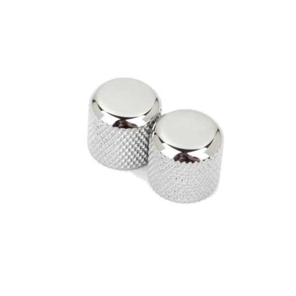 フェンダー ギターパーツ ノブ Telecaster/Precision Bass Dome Knobs クローム コントロールノブ Fender。※ギターパーツの取り扱いには、相応の技術と知識が必要になります。自己責任にて、取り扱い可能な...