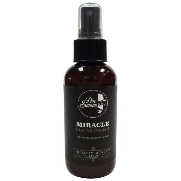DOC Simons MIRACLE GUITAR POLISH ギターポリッシュミラクルギターポリッシュは、アルコールや有害物質を含まない、オーガニック素材で作られたポリッシュです。全ての塗装仕上げに対応し、ハードウェア、 金属部分にも効...