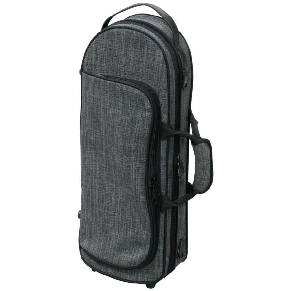 KIKUTANI TR-Tweed GRY ツイード製トランペットケースツイード生地のトランペットケースが登場です。柔らかで高級感のある落ち着いた風合いのコットンツイードを全面に使用したシックなケースです。あたたかみの有るカラーのファッショ...