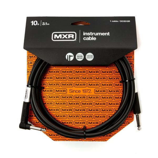 MXR DCIS10R 3m 10Ft ストレート＆ライトアングル ケーブルMXR INSTRUMENT CABLE シリーズは、ミュージシャンが必要とするサウンド、耐久性といった要素を理想的な価格で提供するというコンセプトのもと開発された...