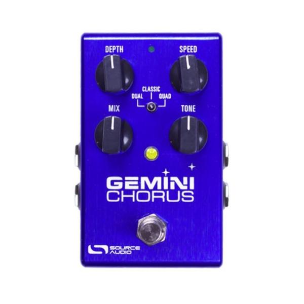 SOURCE AUDIO SA242 Gemini Chorus コーラスGemini Chorusは"Classic""Dual""Quad"の3タイプのコーラス・エフェクトを搭載しています。"Classic"はシングルボイスで1970年...