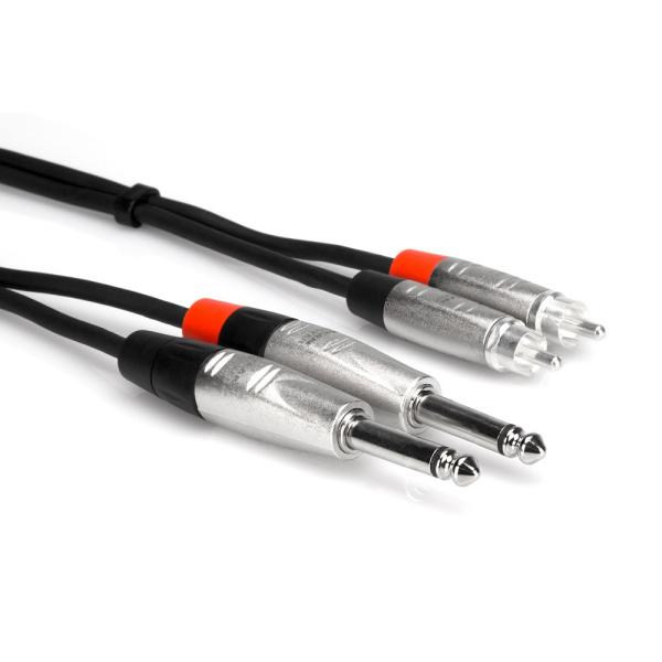 Hosa HPR-010X2 3m REAN モノラルフォンオスx2-RCAオスx2 オーディオケーブル世界的なケーブルメーカー『Hosa（ホサ）』のオーディオケーブルです。■Pro Stereo Interconnect（プロシリーズ）モ...
