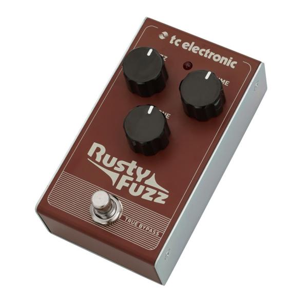 ファズ エフェクター tc electronic Rusty Fuzz ギターエフェクター ラスティーファズ  シリコンベース・トランジスターを搭載したRusty Fuzz（ラスティー・ファズ）は、豊かなサステインを特徴とするシルキーでスム...