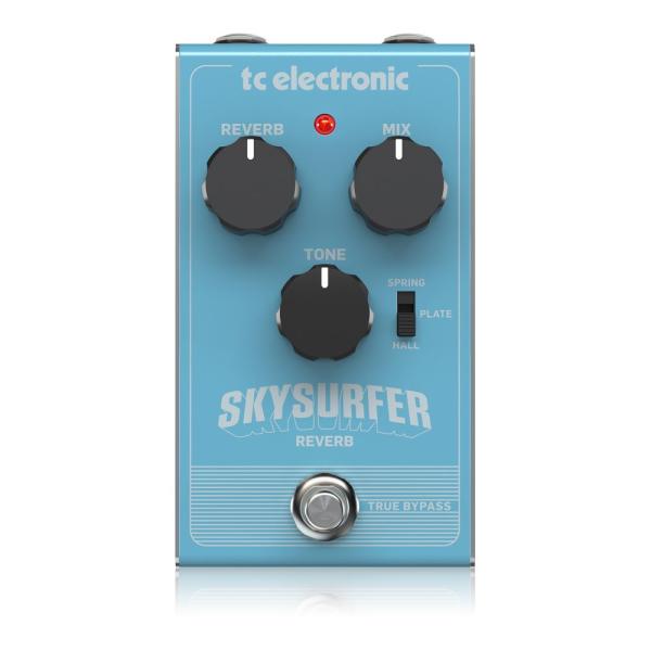 Smorgasbord of Tonesシリーズ。Skysurfer Reverb（スカイサーファー・リバーブ）は高コストパフォーマンスを実現したリバーブ・ペダル。大海を漂うような深いリバーブから、空を舞うような軽やかなアンビエンスまで、幅...