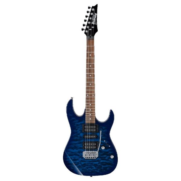 アイバニーズ ギター Gio GRX70QA TBB ジオシリーズ 初心者 HSH エレキギター IBANEZ イバニーズ。鮮やかなキルトメイプルグラビジュアトップに、シースルーカラーの美しいデザインのエントリーモデル。パワフルかつクリアな...