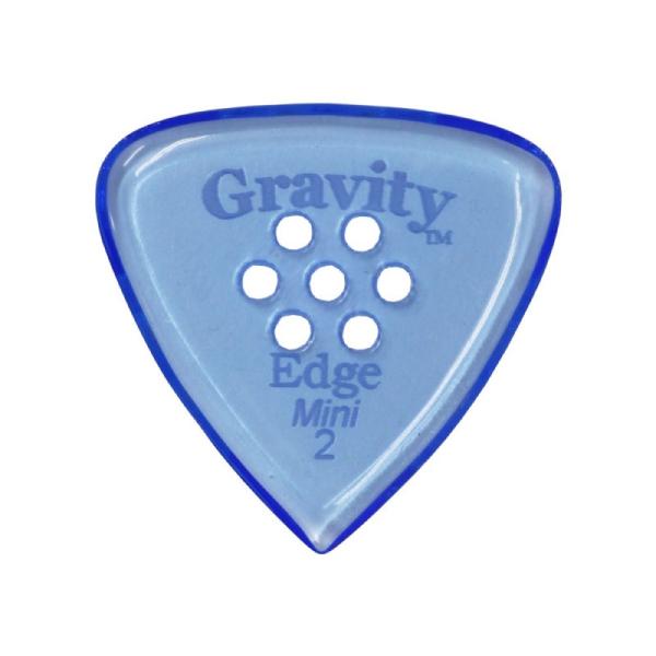 GRAVITY GUITAR PICKS Edge -Mini Multi-Hole- GEEM2PM 2.0mm Blue ギターピックグラビティギターピックは、ハンドメイドでピックを製作するアメリカのブランド。アクリル素材を職人の手によ...
