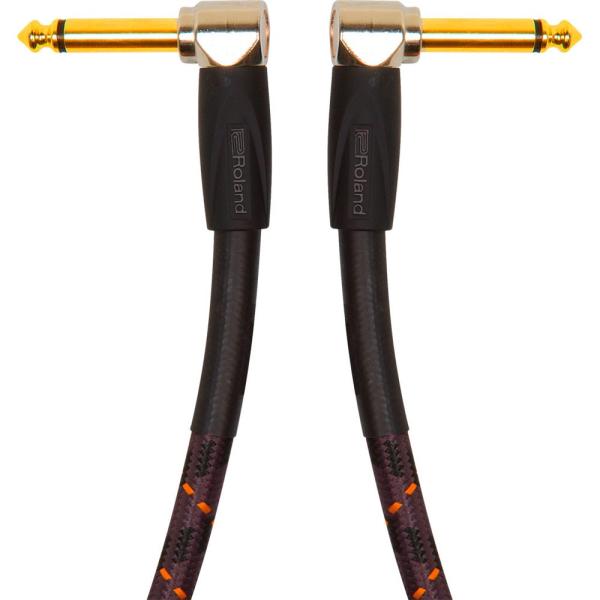 Roland RIC-G3AA 1m LL 楽器用ケーブルローランド・ゴールド・シリーズ ケーブルは、オーディオ信号の正確な伝送を可能にするカスタム24K金メッキ・コネクターとレコーディングスタジオ・クオリティの高純度無酸素導線、低静電容量...