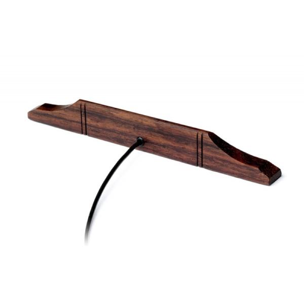 Fishman Nashville Series Flat-Top M-400 Mandolin Pickup ピックアップ。フラットトップ・マンドリンに適合するピックアップ、ローズウッド・ブリッジのボトム部分にセラミック製のピエゾ・ピック...