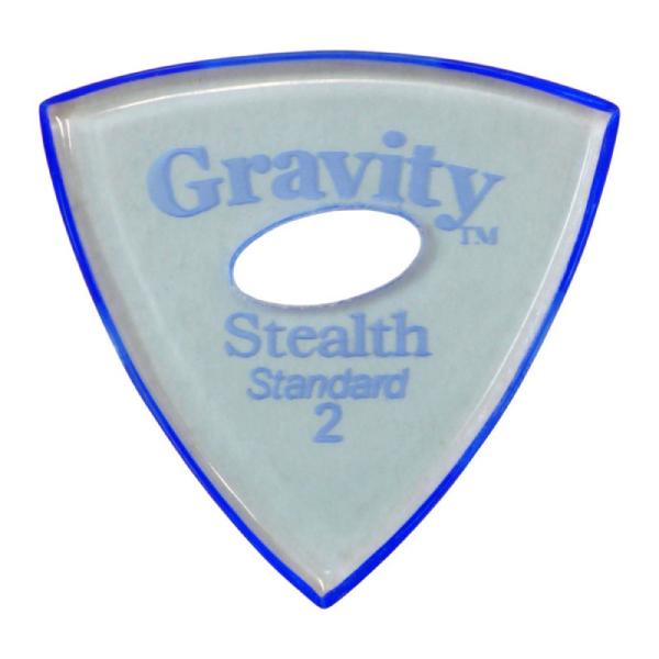 GRAVITY GUITAR PICKS Stealth -Standard Elipse Grip Hole- GSSS2PE 2.0mm Blue ピックグラビティギターピックは、ハンドメイドでピックを製作するアメリカのブランド。アクリ...