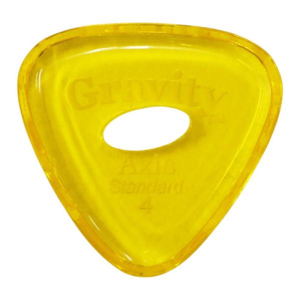 GRAVITY GUITAR PICKS Axis -Standard Elipse Grip Hole- GAXS4PE 4.0mm Yellow ギターピックグラビティギターピックは、ハンドメイドでピックを製作するアメリカのブランド。ア...