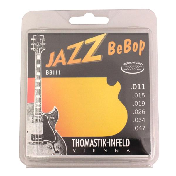 おそらく本当の意味でジャズ専用のラウンドワウンド弦と呼ばれるものはこの弦だけではないでしょうか。それはこのBeBopシリーズの秘密をよく観察してみればおのずとわかるでしょう。