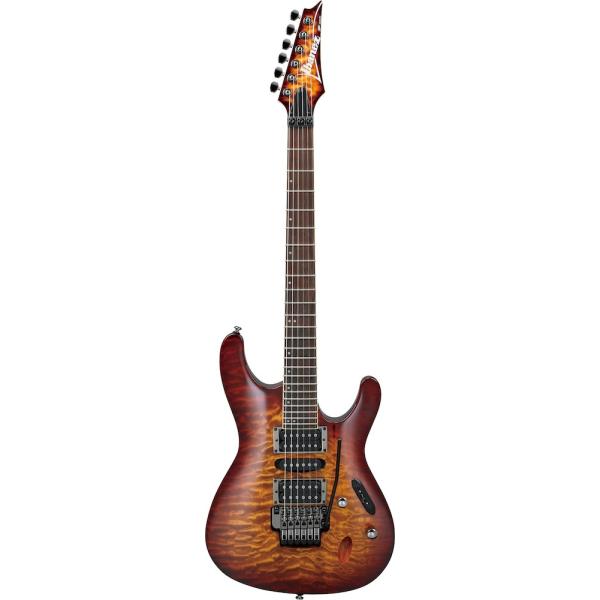 アイバニーズ ギター S670QM DEB Sシリーズ HSH エレキギター IBANEZ イバニーズ。薄い握り心地と握りやすさを追求した、IbanezオリジナルのWizard IIIネックシェイプ豊かな中低音域特性を持つマホガニー材ボディ...