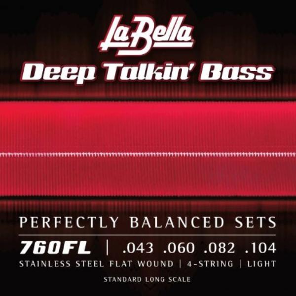 ラベラ 弦 1セット La Bella 760FL フラットワウンド ベース弦Deep Talkin' Bass シリーズSTAINLESS STEEL FLATWOUNDディープトーキンベースシリーズは1950年代、1960年代よりプロフ...