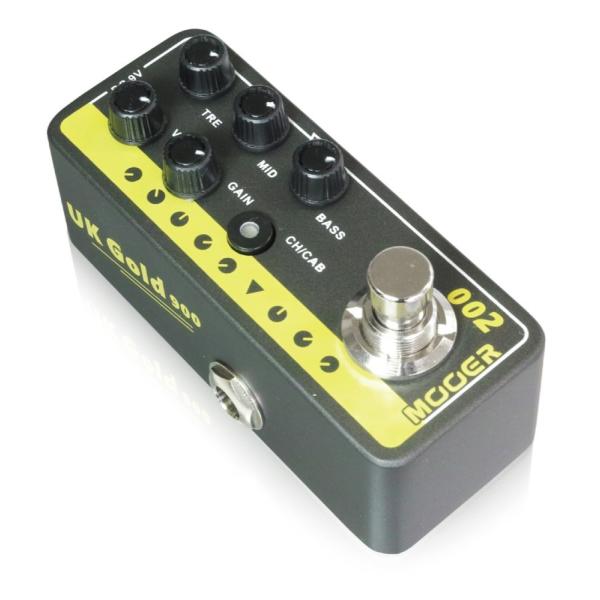 Mooer Micro Preamp 002 プリアンプ ギターエフェクター アンプシミュレーター Marhsall JCM900系サウンドのプリアンプです。Mooer Micro Preamp 002は、1990年に発売され、以降のロック...