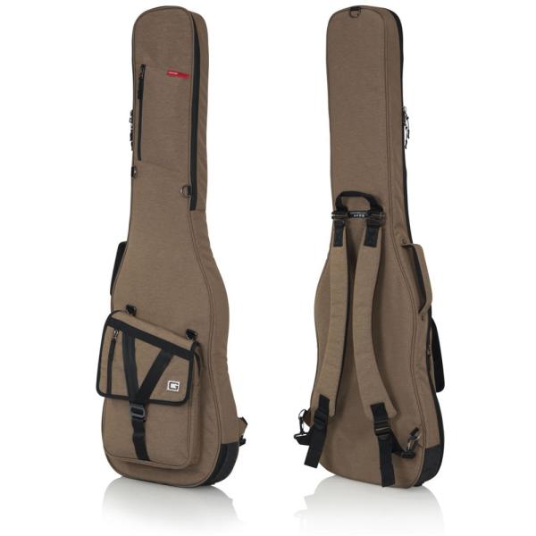 エレキベース ケース GATOR ゲイター GT-BASS-TAN ギグバッグ。「どんな移動手段でも快適に楽器を持ち運べるバッグ」をコンセプトに開発された、GATORが送る新たな提案[Transit シリーズ]。都会的な洗練されたデザインの...