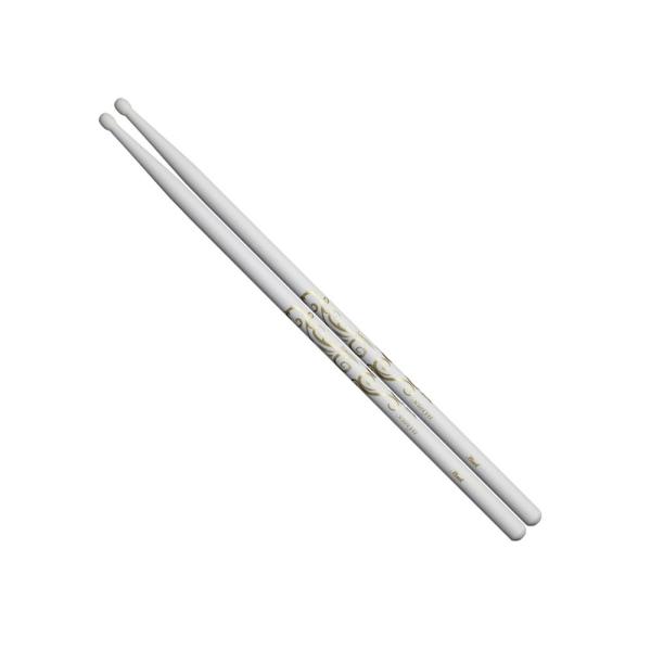 パール スティック 165H/2 Shinyaモデル ヒッコリー ドラムスティック Pearl。パールドラムスティック Artist Models Limited。切れ味鋭いスティックワークで知られるShinyaのシグネチャーモデルで、ホワ...