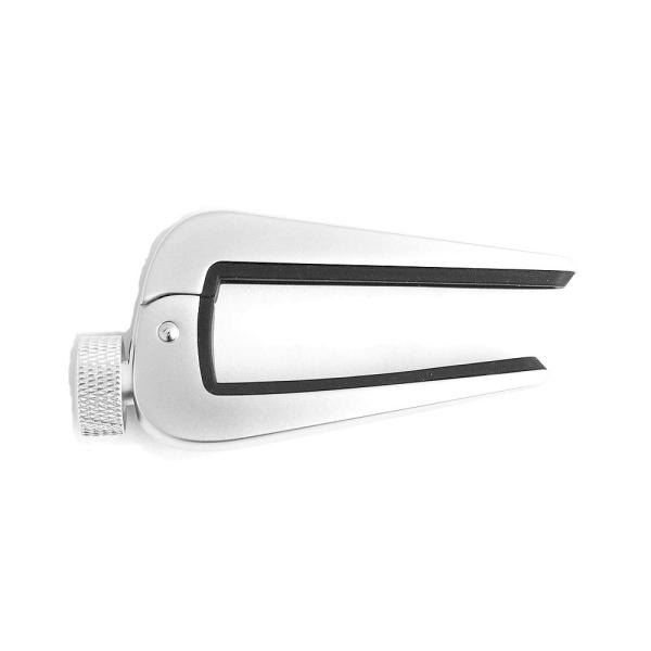 カポタスト モーリス MORRIS DSC-06 SL DUAL SIDE CAPO SILVER カポ ギター。デュアル・サイド・カポは、クラシックギターの様なフラットな指板と、一般的なアコースティックギターや、エレキギターの様にアールの...