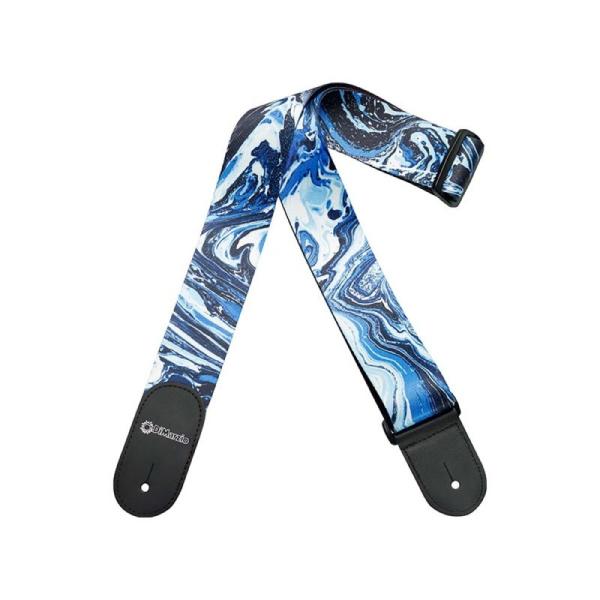 Dimarzio DD3140 Universe Print with Leather Ends Blue Universe ギターストラップSteve Vai Standard Strapsスティーヴ・ヴァイは、20年以上にわたりディマジ...