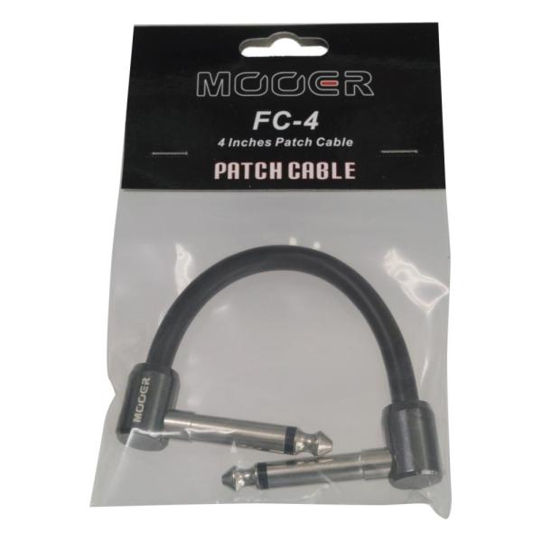 パッチケーブル 10cm LL ムーアー Mooer FC-4。Mooer FC-4は、コンパクトなL字型プラグを使用した4インチ(10cm)のペダルボード用パッチケーブルです。 オリジナルプラグにより省スペースを実現。高品質コンポーネンツ...
