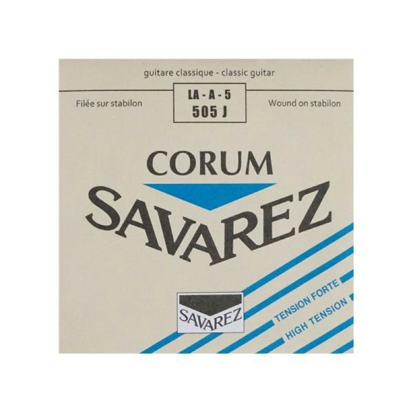 サバレス 弦 バラ弦 5弦 SAVAREZ 505J CORUM High tension クラシックギター弦 コラム ハイテンション  フランスの「サバレス」は正確なピッチを誇る高音弦と、音量豊かでレスポンスの速い低音弦の組み合わせが、高...