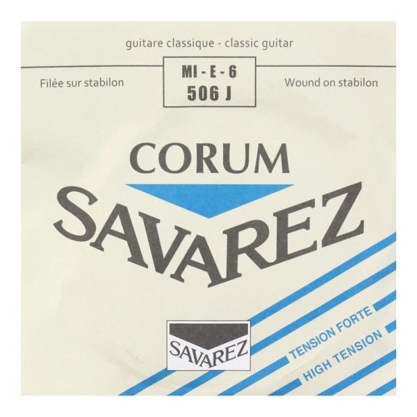 サバレス 弦 バラ弦 6弦 SAVAREZ 506J CORUM High tension クラシックギター弦 コラム ハイテンション  フランスの「サバレス」は正確なピッチを誇る高音弦と、音量豊かでレスポンスの速い低音弦の組み合わせが、高...
