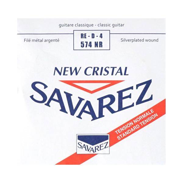サバレス 弦 バラ弦 4弦 SAVAREZ 574NR NEW CRISTAL Normal tension クラシックギター弦 ニュークリスタル ノーマルテンション  フランスの「サバレス」は正確なピッチを誇る高音弦と、音量豊かでレスポン...