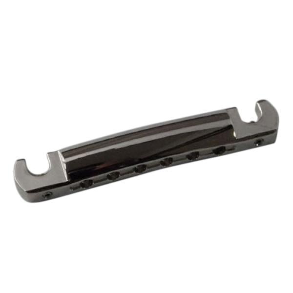 モントルー ギター ブリッジ Vintage aluminum Wrap-around Tailpiece Nickel ver.2 No.8769 Montreux。アルミ・ダイキャスト製のストップ・テールピースです。スタッドの食い込みも...