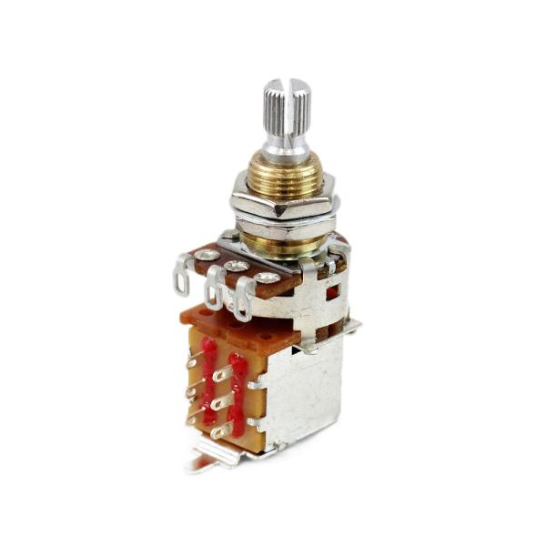 Montreux Bourns push-pull pot A250K inch No.1600 ギターパーツ※ギターパーツの取り扱いには、相応の技術と知識が必要になります。自己責任にて取り扱い可能な方のみ、ご検討下さい。取り付け時に起った...