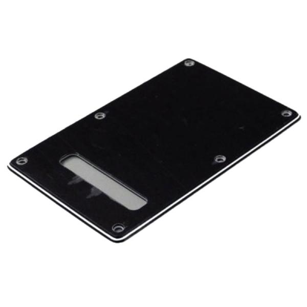 Montreux USA Tremolo backplate American Standard BLACK 3PLY No.8749 ギターパーツ※ギターパーツの取り扱いには、相応の技術と知識が必要になります。自己責任にて取り扱い可能な方...