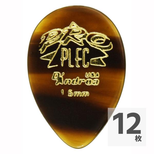 D'Andrea Pro Plec PRO-358 ギターピック 12枚入り  PRO-358 表面の仕上げが艶有から艶無し(マット仕上げ)に変更  1.5mm厚のピック。エッジが滑らかに加工され独特なトーン、スムースなリリースを実現します...