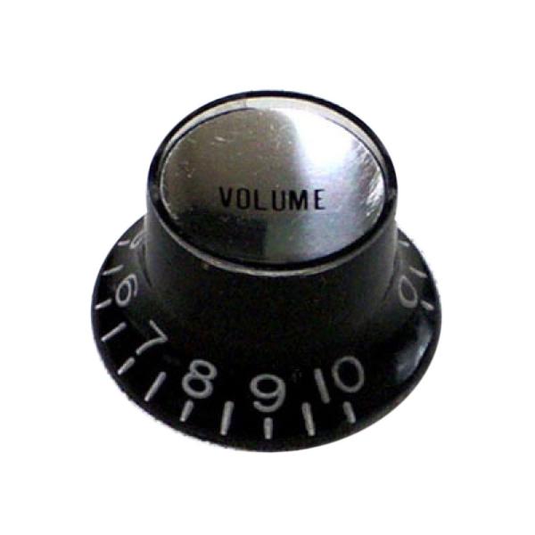 Montreux Metric Reflector Knob Volume BK (Silver Top) No.8853 ギターパーツ※ギターパーツの取り扱いには、相応の技術と知識が必要になります。自己責任にて取り扱い可能な方のみ、ご検討...