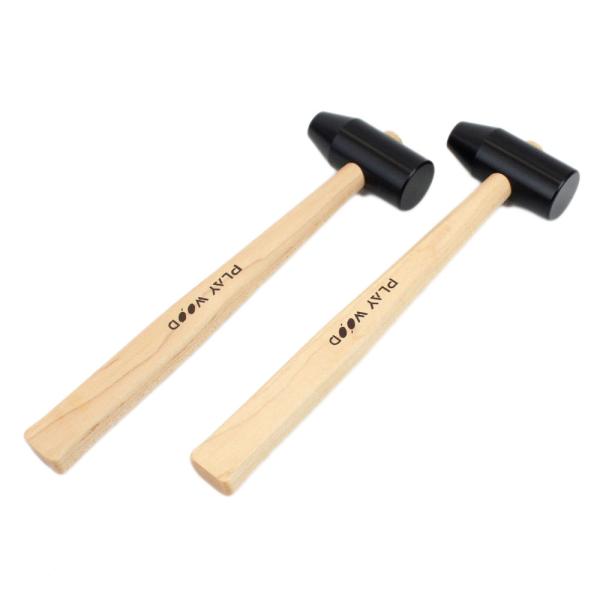 PLAY WOOD CH-2A チャイムハンマー 2本1組本商品は細かいリズムや細管サイズのチャイムを演奏する時に適し、ロール奏法にも適するようにバチ先にテーパーをつけた面が有るチャイムハンマーです。ヘッドはアセタール材を使用し、太く暖かみ...