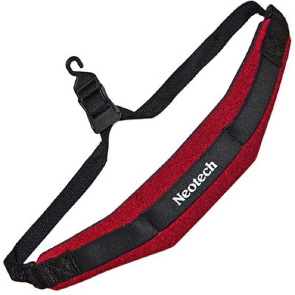 Neotech Soft Sax Regular Open (オープンフック) Wine #1906002 管楽器用ストラップNeotech 社の製品は「コントロールストレッチ」と呼ばれるデザインコンセプトで作られています。