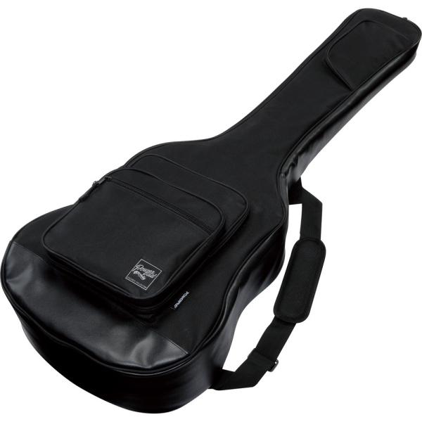 アイバニーズ ギグバッグ ベース IABB540-BK アコースティックエレキベース ケース IBANEZ イバニーズ。15mm厚のハード・クッション(POWERPAD)を底面と側面に使用。底面はさらに10mm厚のPOWERPADを追加した...