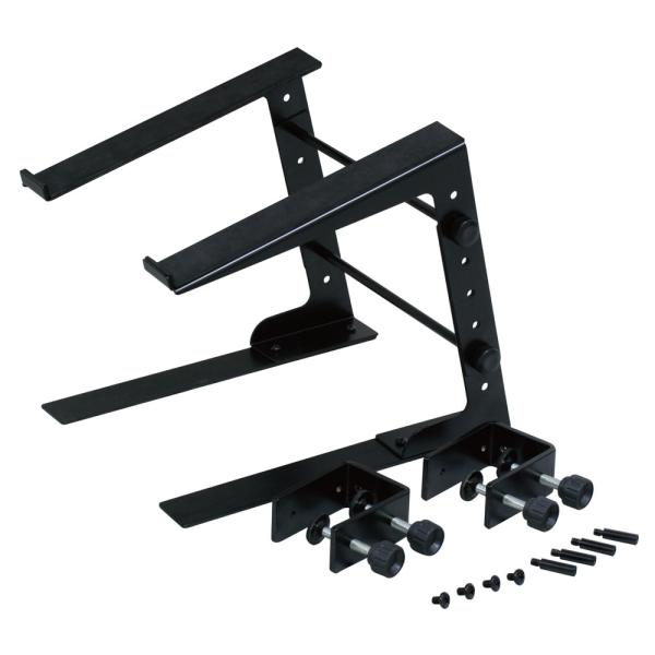 KIKUTANI LT-200B ラップトップスタンド。  ・ラップトップPCはもちろん、CDJ、VJコントローラーなどにも。 ・平らな場所での自立が可能。 ・組み立てカンタン。 ・スタンド上部にはウレタンを採用。大切な機材を傷つけません。...