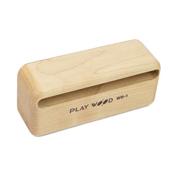 PLAY WOOD プレイウッド WB-1 Wood Block ウッドブロック音抜けの良い、明るい音色を得るため打面にスリットを設けたウッド・ブロックです。材質には明るく柔らかい響きのメイプル材を使用、PLAY WOOD WBシリーズは高...