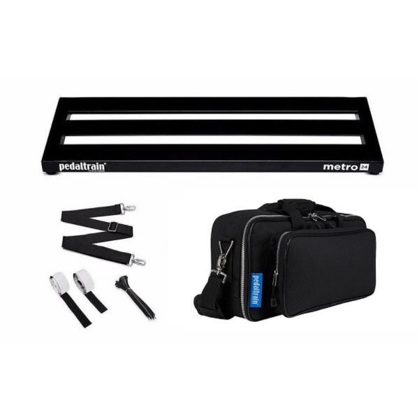 Pedaltrain PT-M24-SC Metro 24 ペダルボード ソフトケース付??Metro（メトロ）シリーズ3段のレールで構成されたMetroシリーズは約20cmの奥行きで、大型エフェクターやマルチエフェクターのサイズにも対応し...