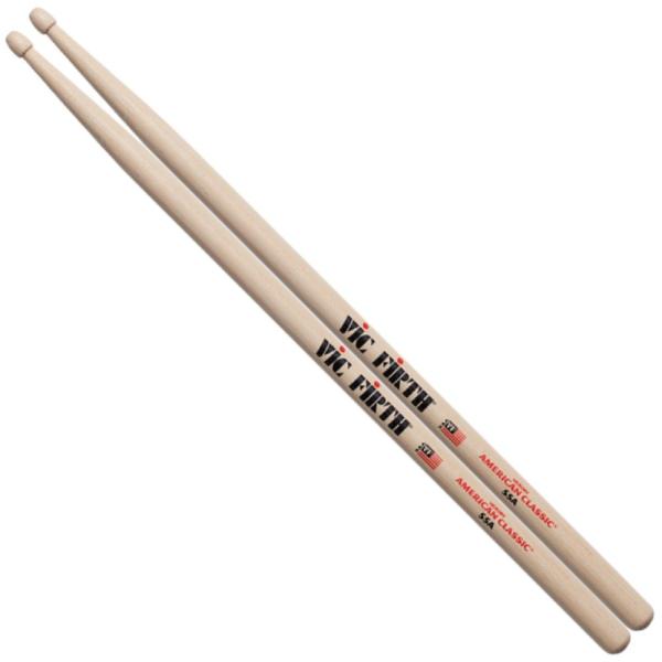 VIC FIRTH VIC-55A ドラムスティックAMERICAN CLASSIC (Hickory)アメリカン・クラシック(ヒッコリー)シリーズサイズ：14.7×407mm材質：ヒッコリー