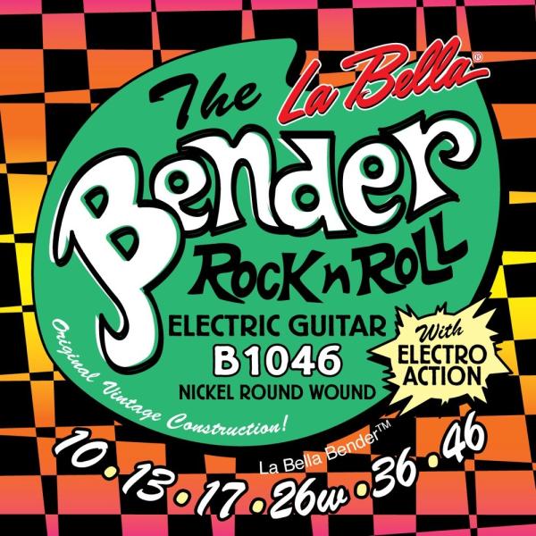 ラベラ 弦 1セット La Bella The Bender B1046 REGULAR 10-46 エレキギター弦。1960年代から70年代に他のストリングスメーカーと共にギターメーカーに標準採用され、誰もが知る弦として知られて いたのが...